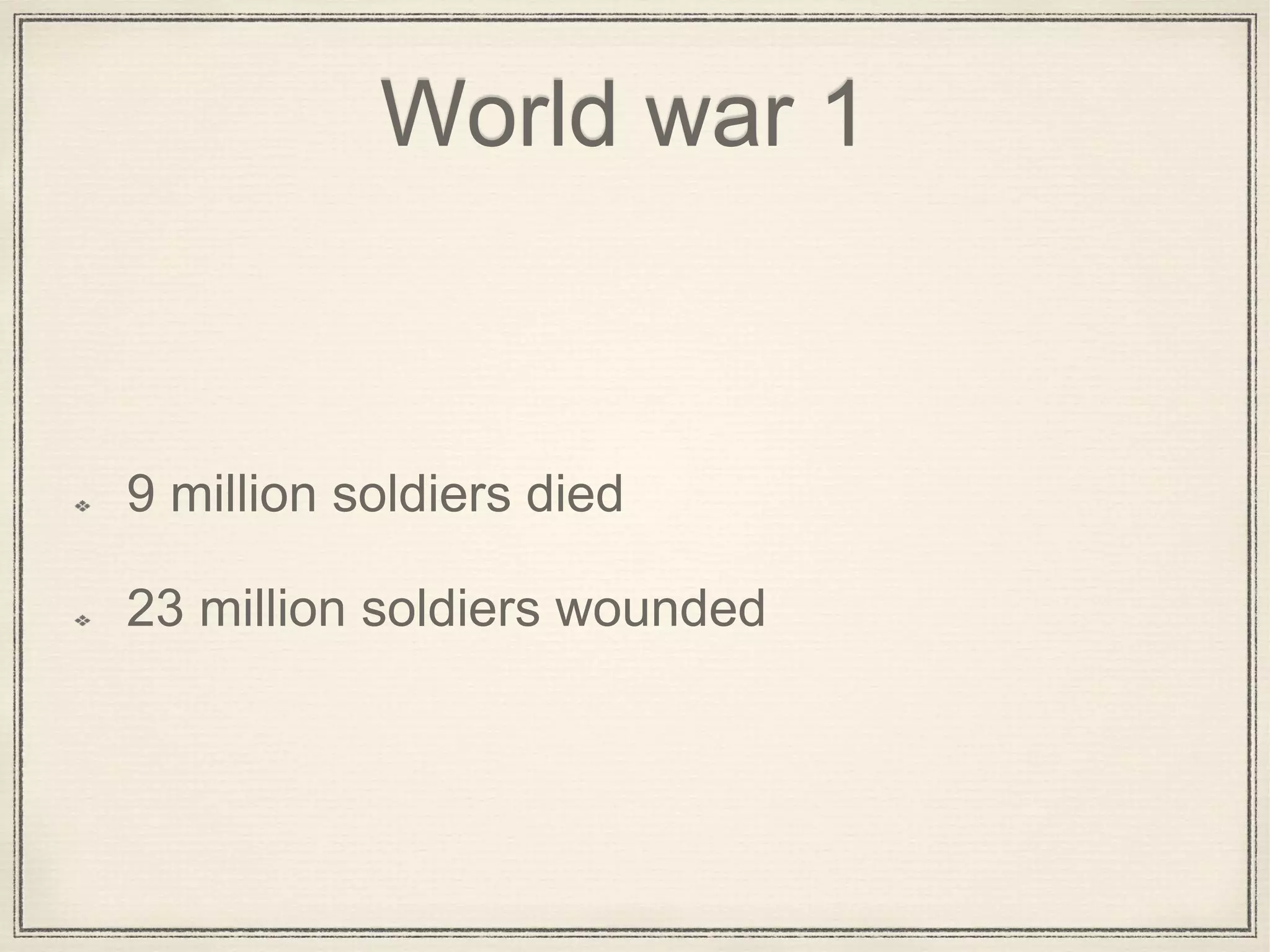 World war 1 by MS | PPTX