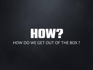 Creative, Out of the Box Thinking. | PPT