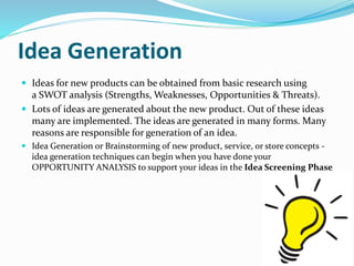 New Product and its development process | PPTX