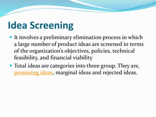 New Product and its development process | PPTX