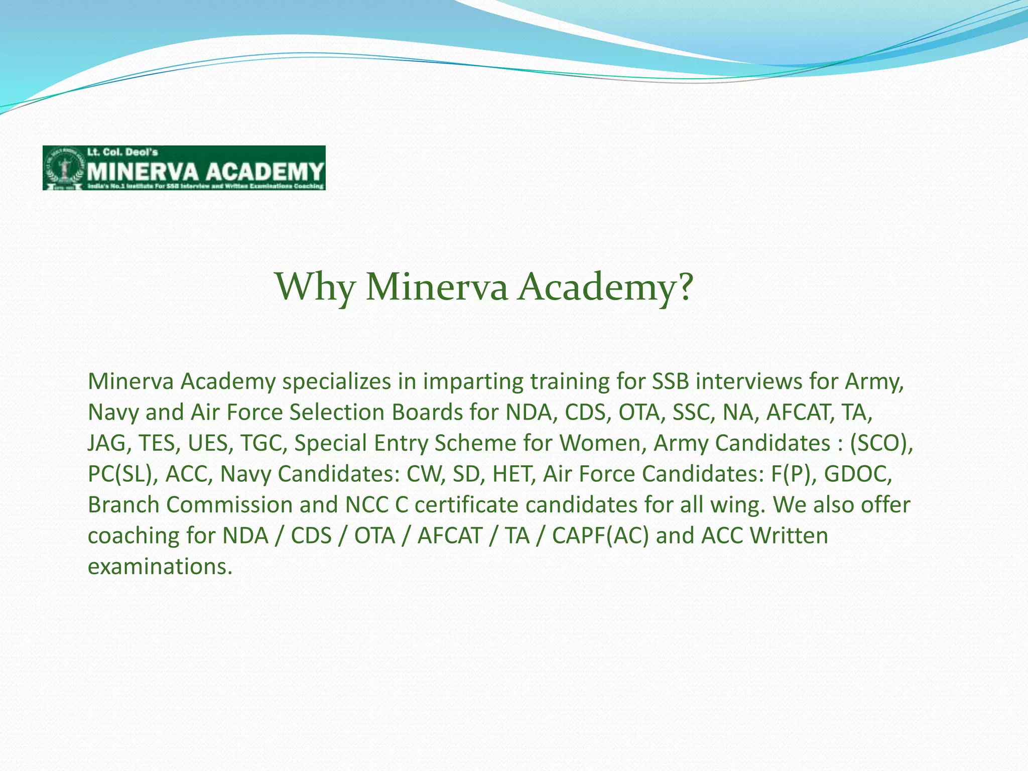Welcome to Minerva Academy | PPTX