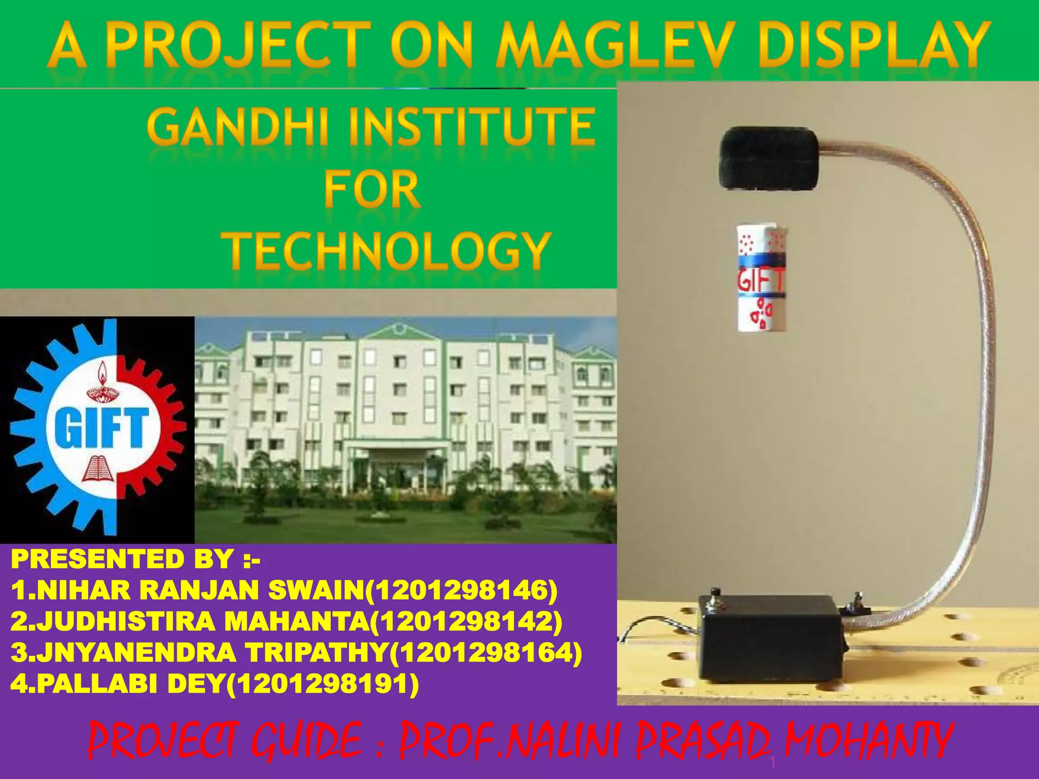 Ppt on maglev display | PPT