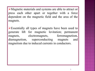 Ppt on maglev display | PPT