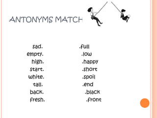 antonyms | PPT