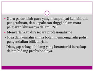 peranan guru pakar | PPTX