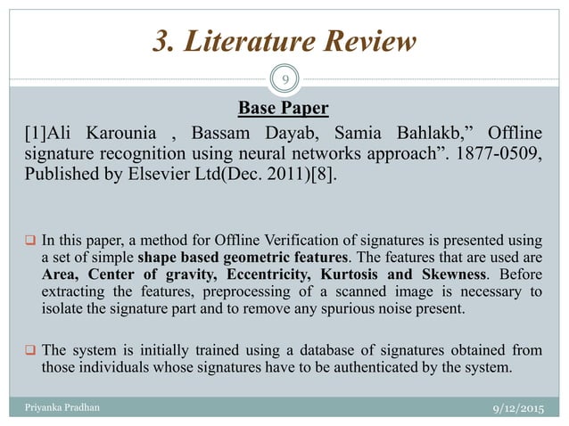 Image Processing Based Signature Recognition And Verification Technique