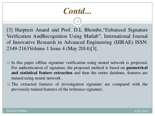 Image Processing Based Signature Recognition and Verification Techniq… Image Processing Based Signature Recognition and Verification Techniq…