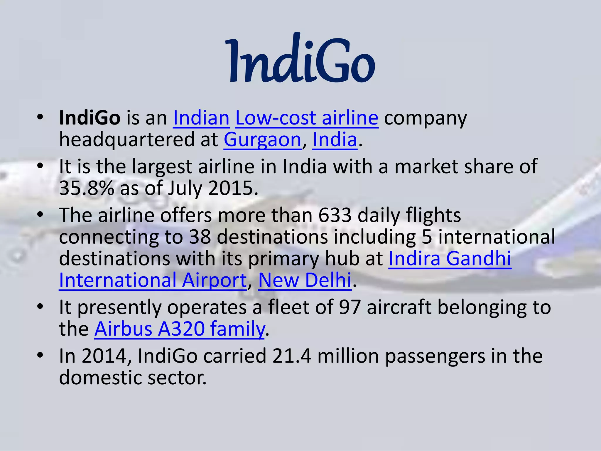 Case Study IndiGo Airbus 250 A320neo aircraft Deal | PPTX | Air Travel | Travel Type