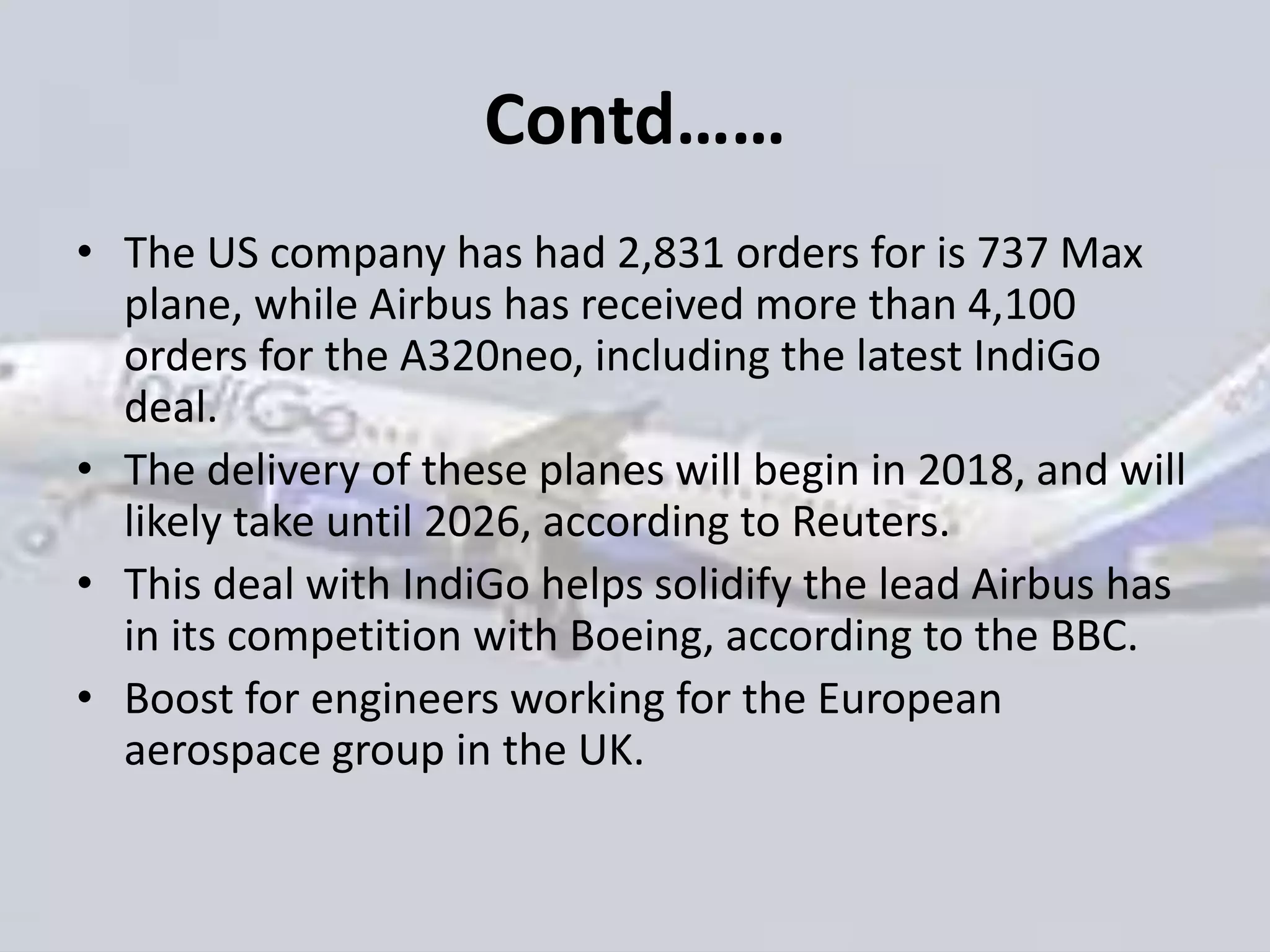 Case Study IndiGo Airbus 250 A320neo aircraft Deal | PPTX | Air Travel | Travel Type