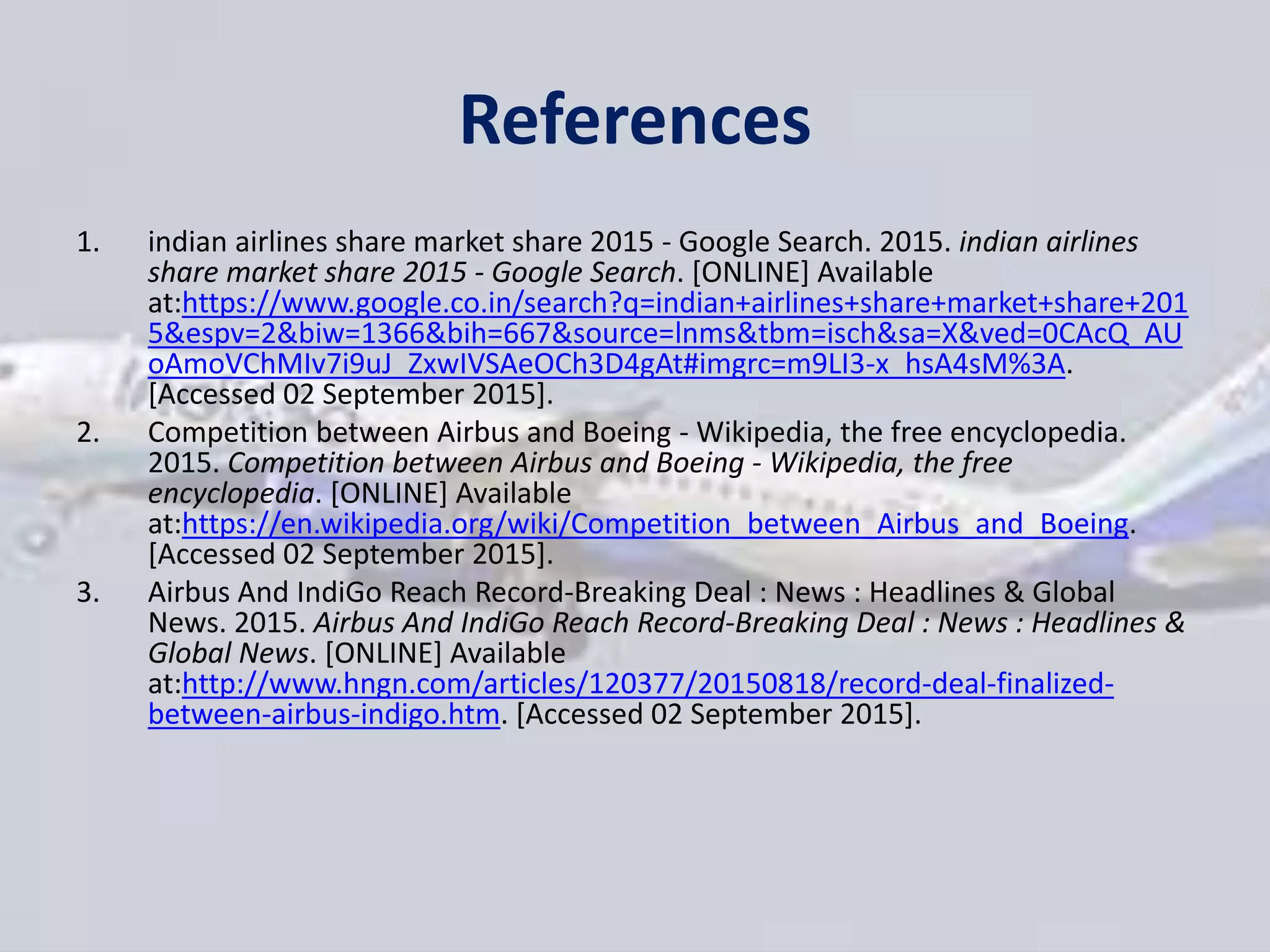 Case Study IndiGo Airbus 250 A320neo aircraft Deal | PPT