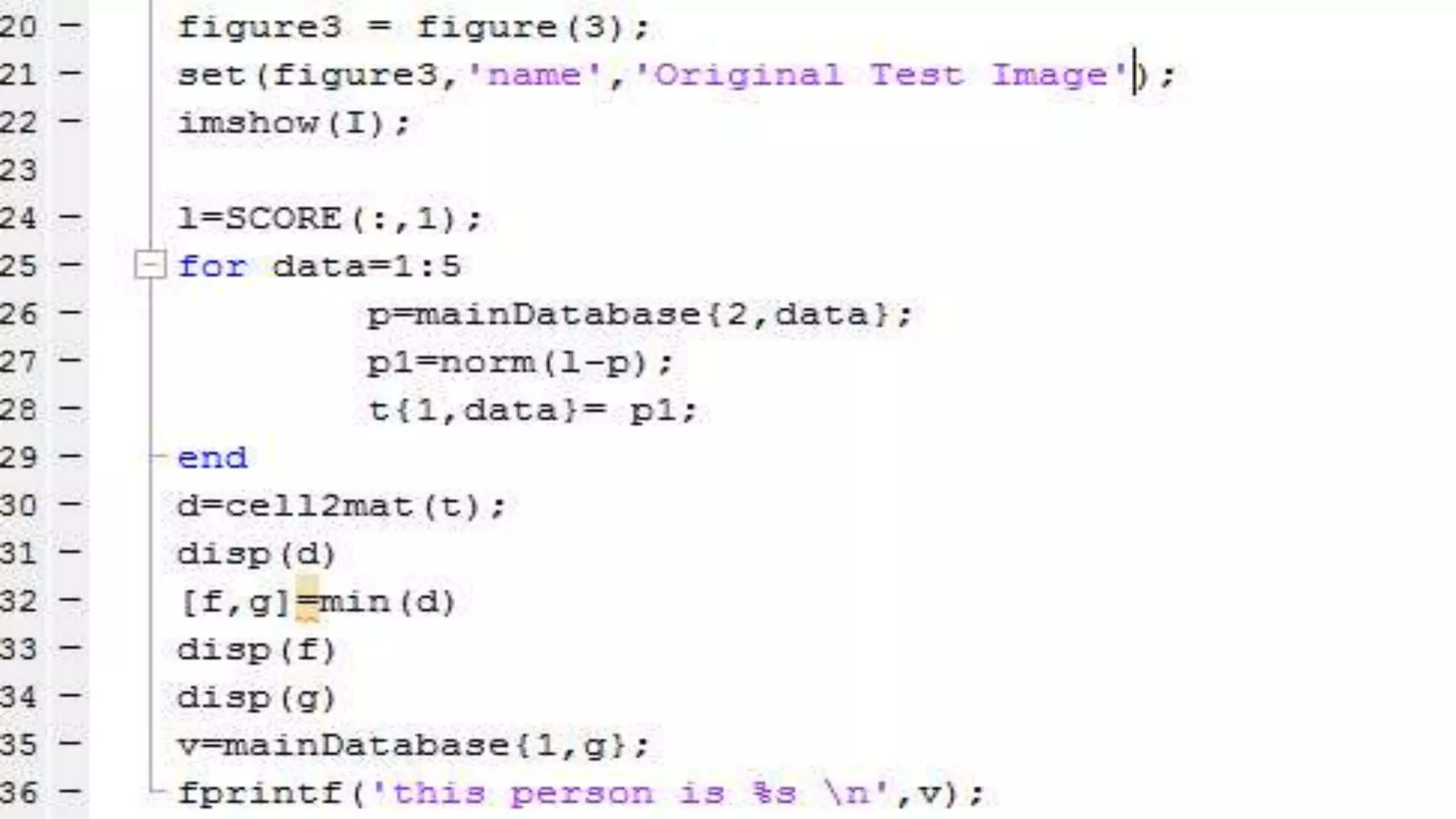 Face Recognition on MATLAB | PPTX