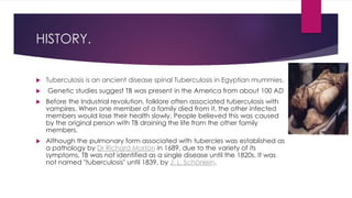 tuberculosis ppt by laxmi prasanna vemireddy | PPT