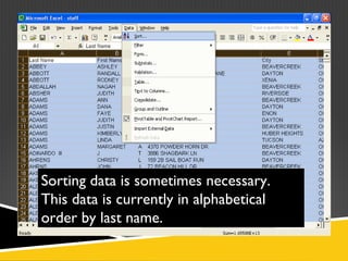 Introduction to Microsoft Excel for beginners | PPT