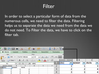 Introduction to Microsoft Excel for beginners | PPT