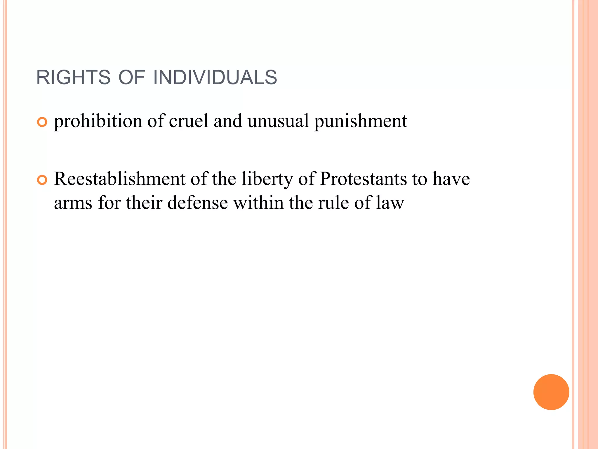 British Bill of Rights 1689 | PPTX