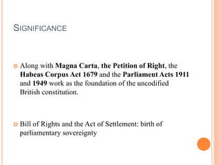 British Bill of Rights 1689 | PPTX