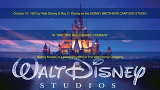 Walt Disney | PPTX