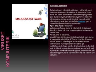 VIRUSET KOMPJUTERIKE | PPTX