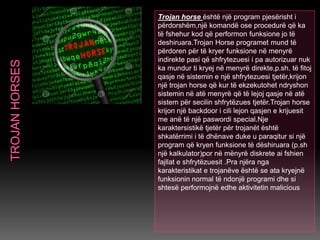 VIRUSET KOMPJUTERIKE | PPTX