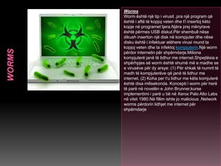 VIRUSET KOMPJUTERIKE | PPTX