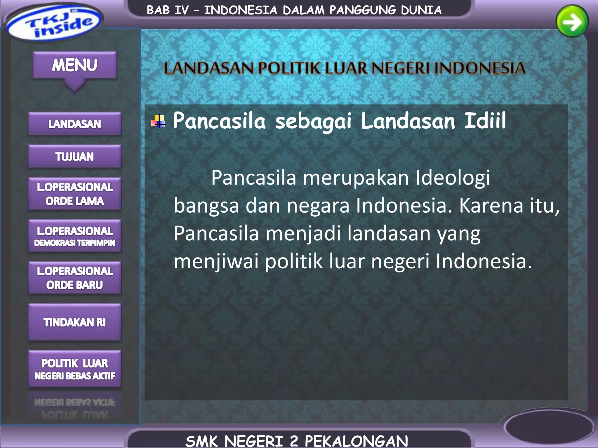 Politik Luar Negeri Indonesia | PPTX