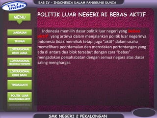 Politik Luar Negeri Indonesia | PPTX