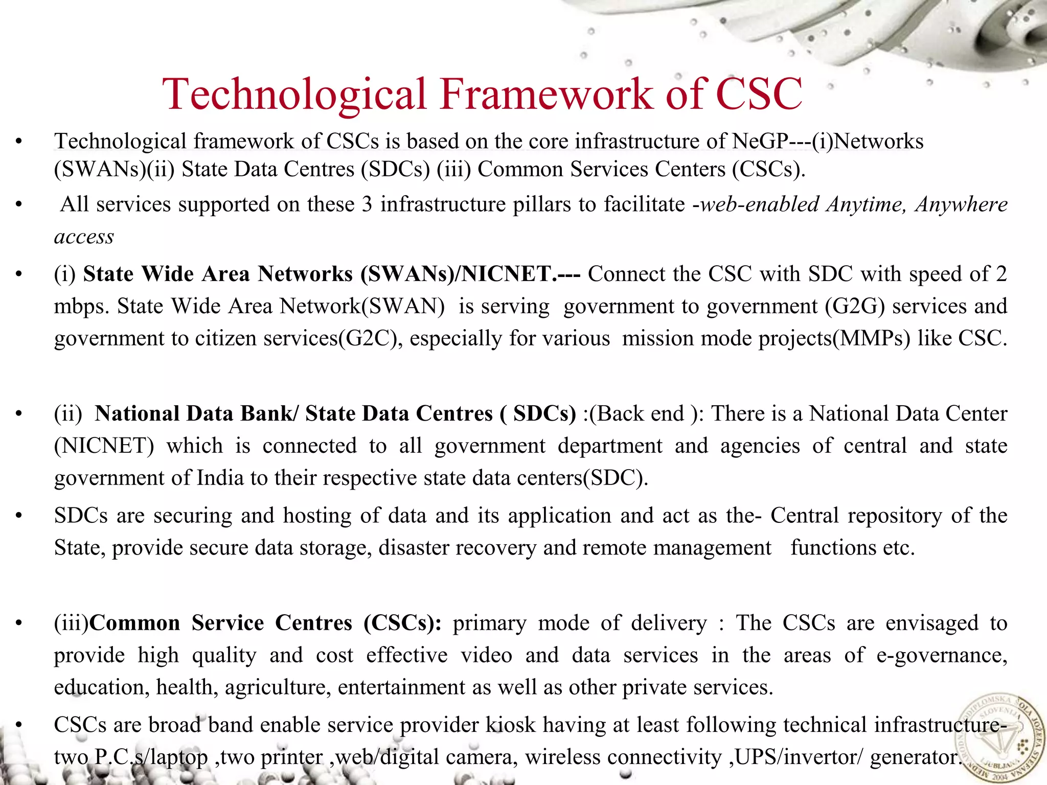 SUSTAINABILITY AND VIABILITY OF COMMON SERVICE CENTERS(CSC) :Internet ...
