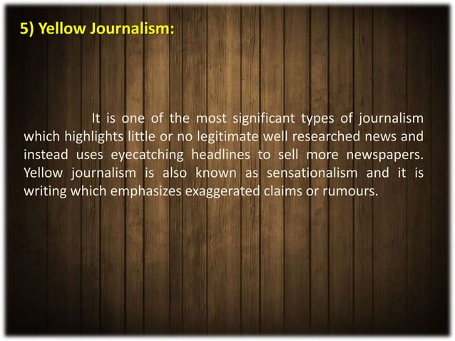 What is Journalism ? Types and Role of journalism. | PPTX