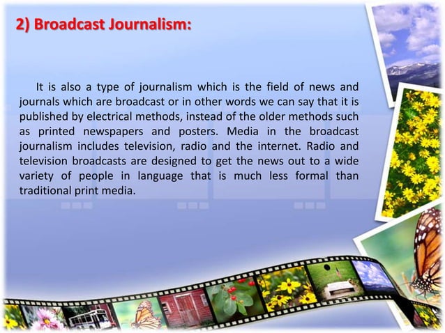 What is Journalism ? Types and Role of journalism. | PPT