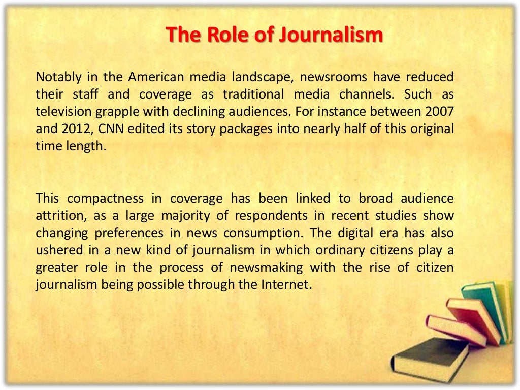 What is Journalism ? Types and Role of journalism.