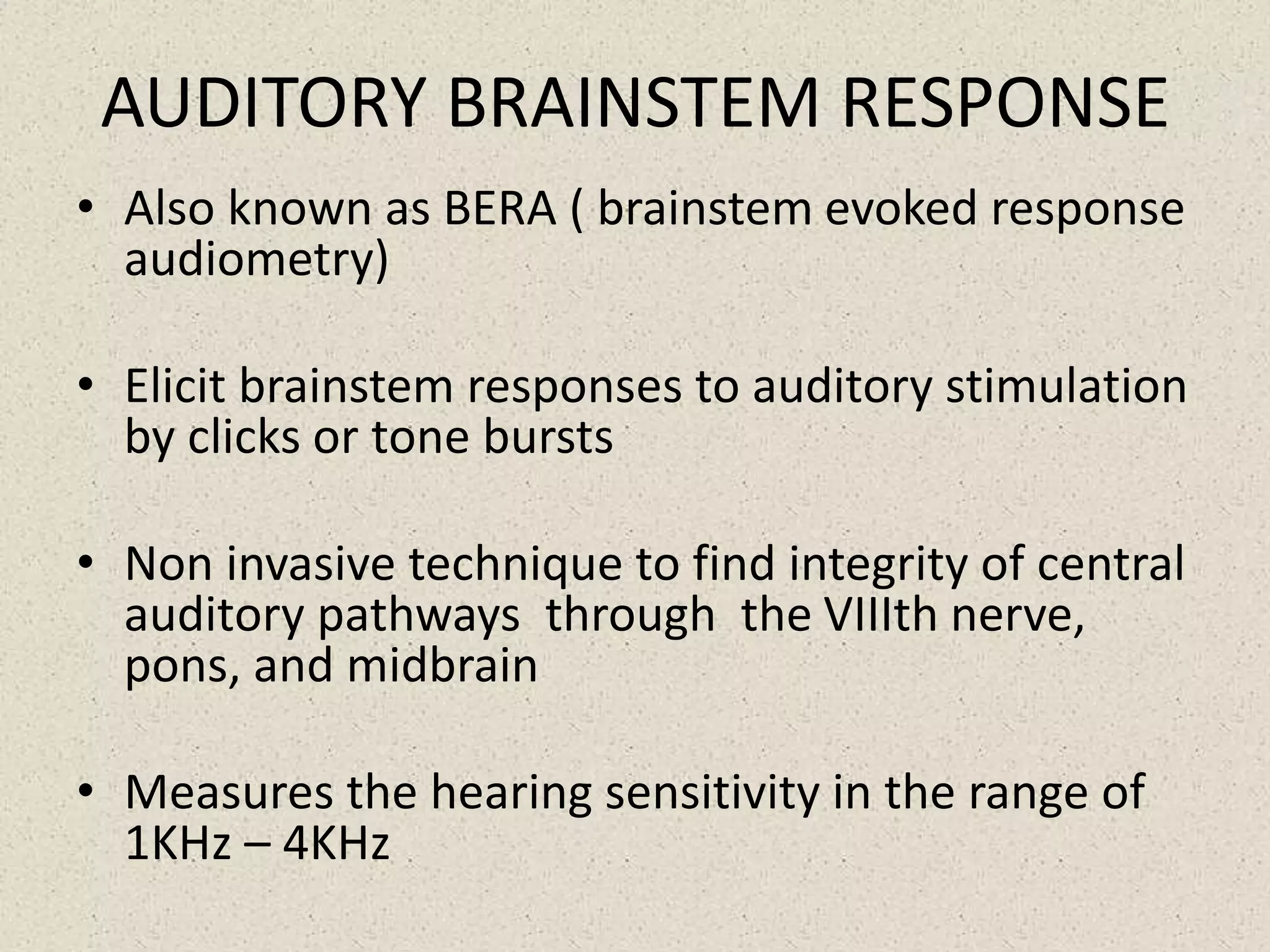 Assessment of Hearing | PPTX