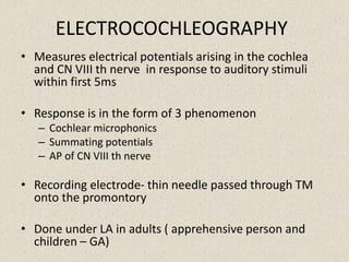 Assessment of Hearing | PPTX
