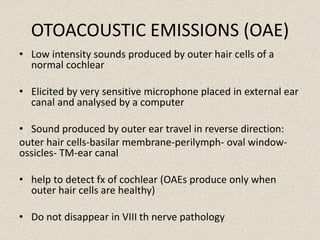 Assessment of Hearing | PPTX