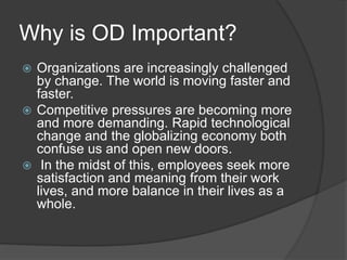 Importance of Organizational Development | PPTX