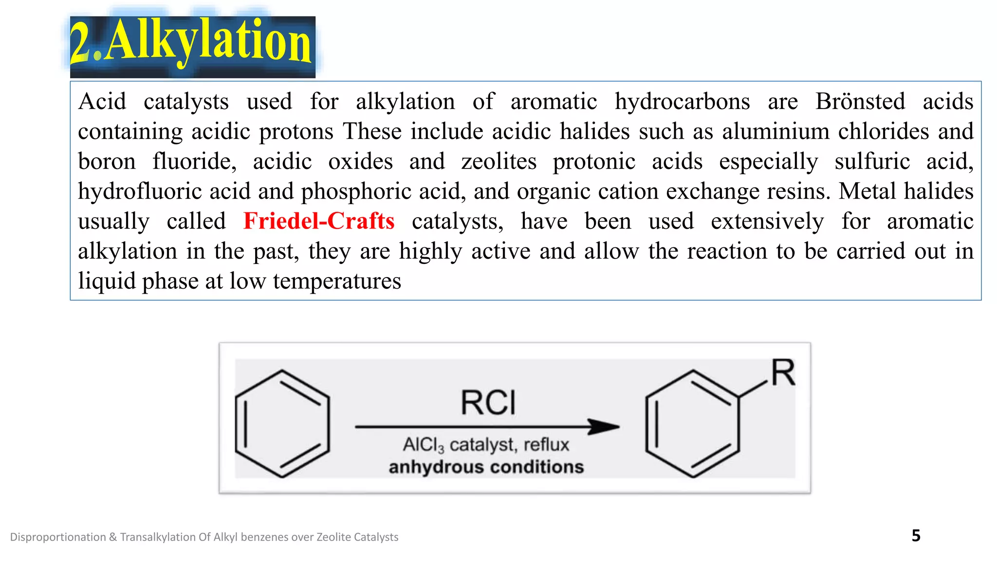 Disproportination and Transalkylation of alkyl benzene | PPTX