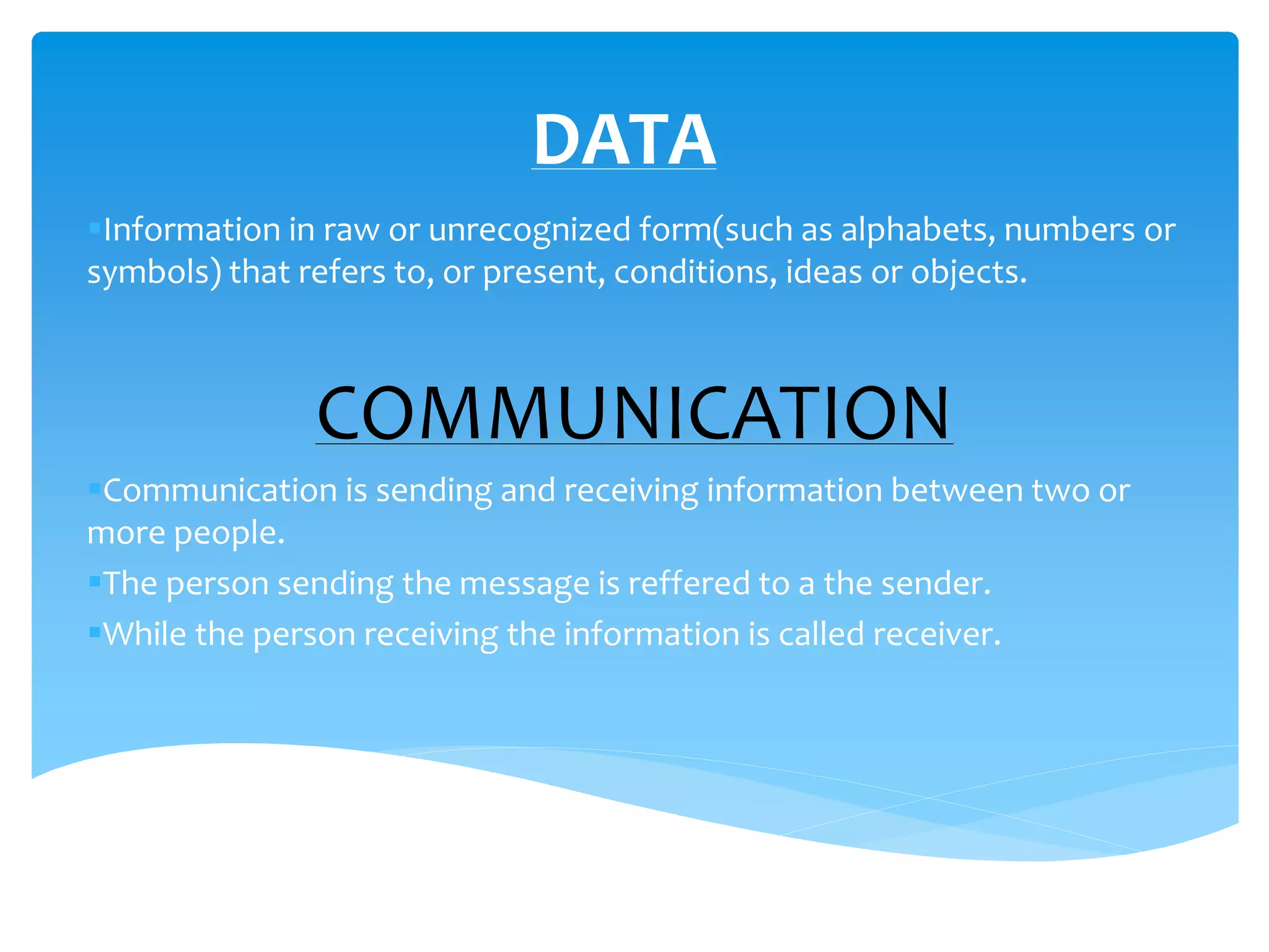 Data communication and communication Media | PPTX