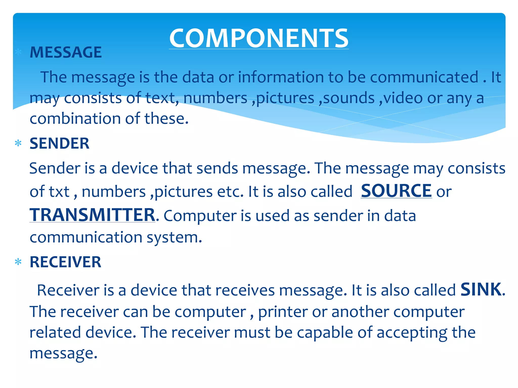 Data communication and communication Media | PPTX