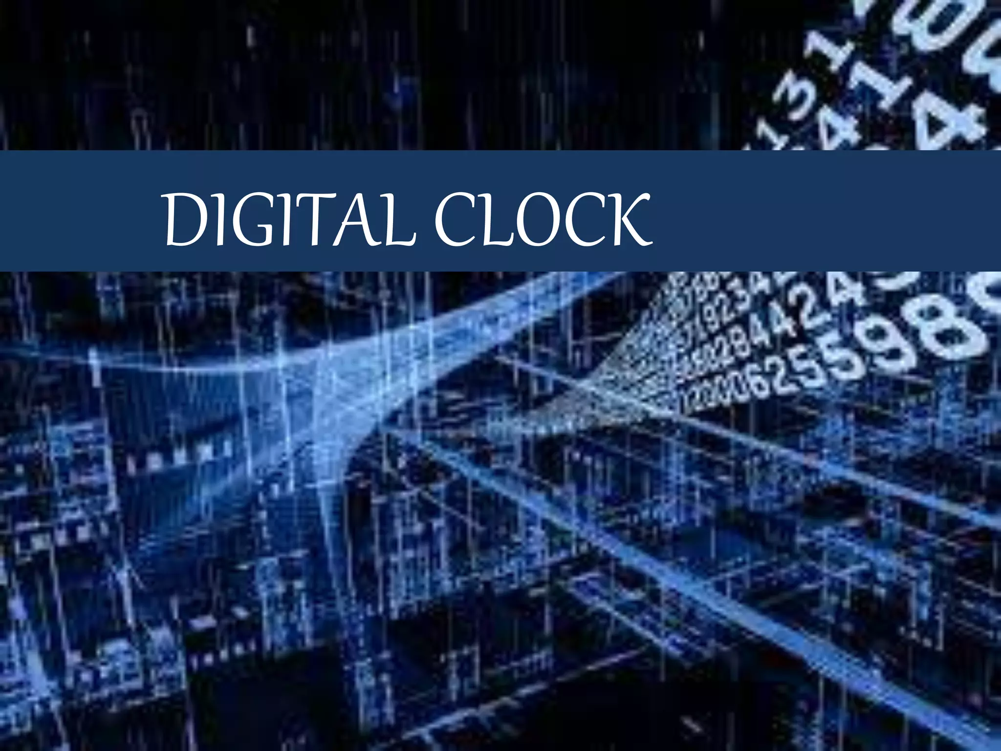 Digital Clock | PPTX