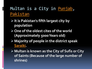 Multan intro By Backstreet boys | PPTX