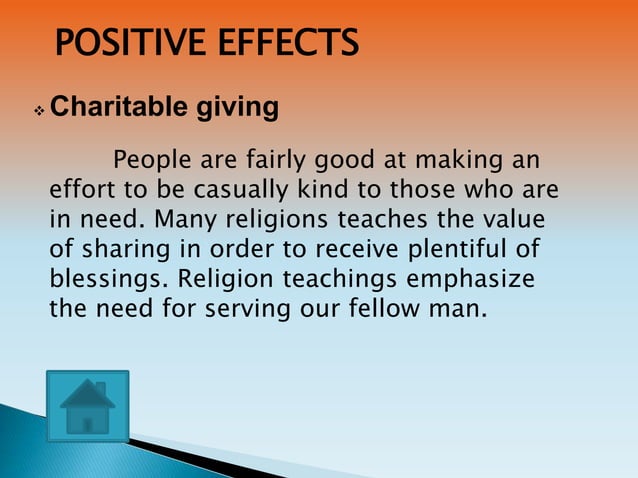 Positive and Negative Effects of Religion | PPTX | Religion & Spirituality