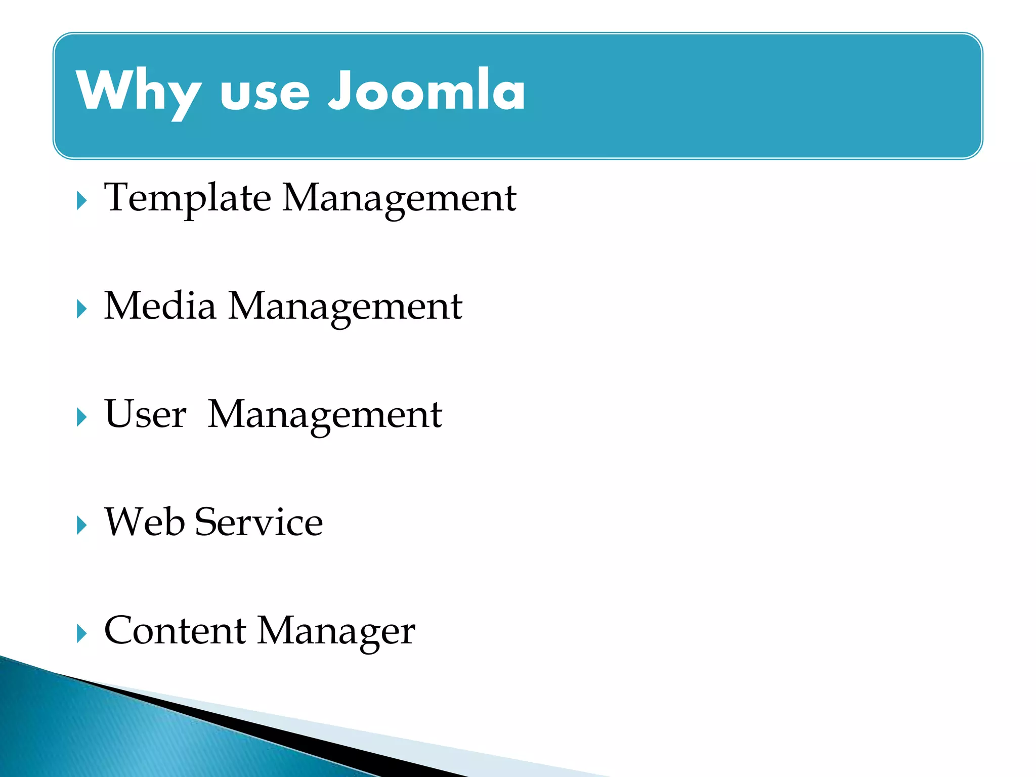 Joomla and cms | PPTX | Web Development | Internet