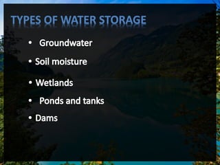 Water Storage | PPTX