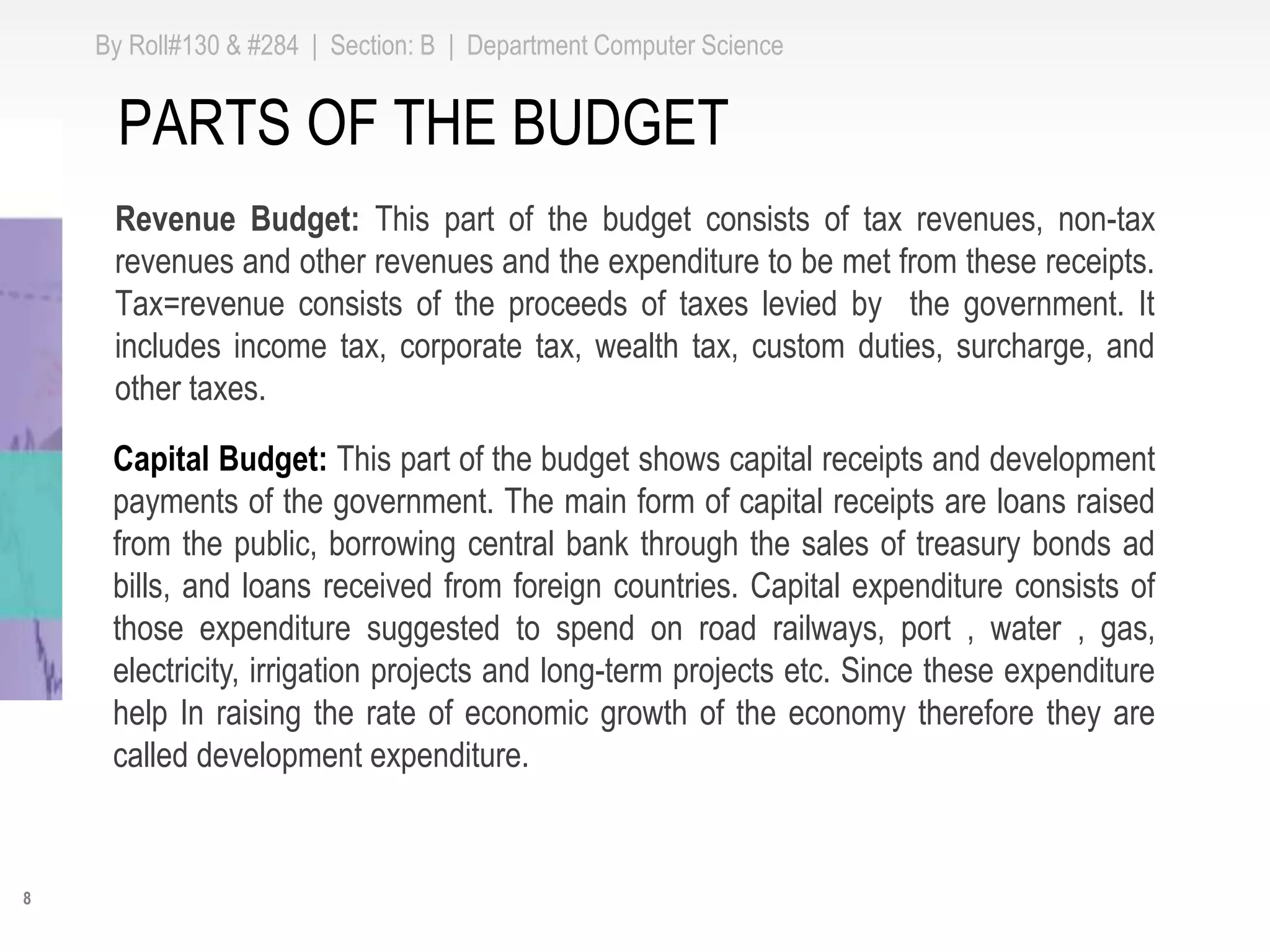 The Budget | Macroeconomics | PPT