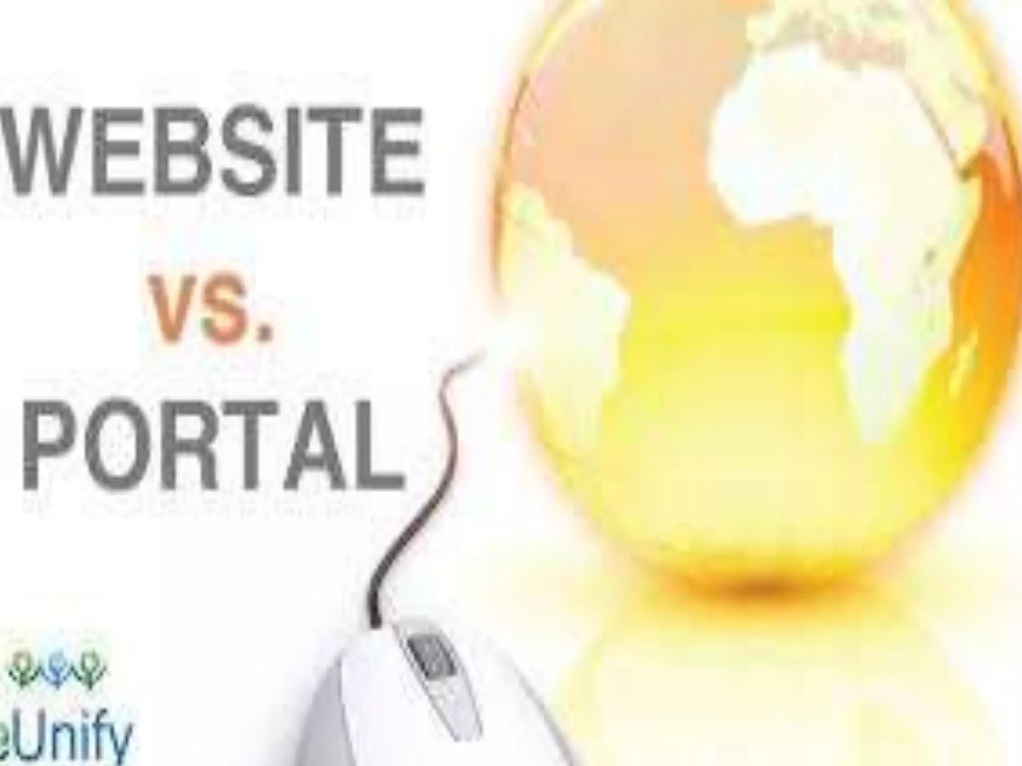 portal vs website | PPTX