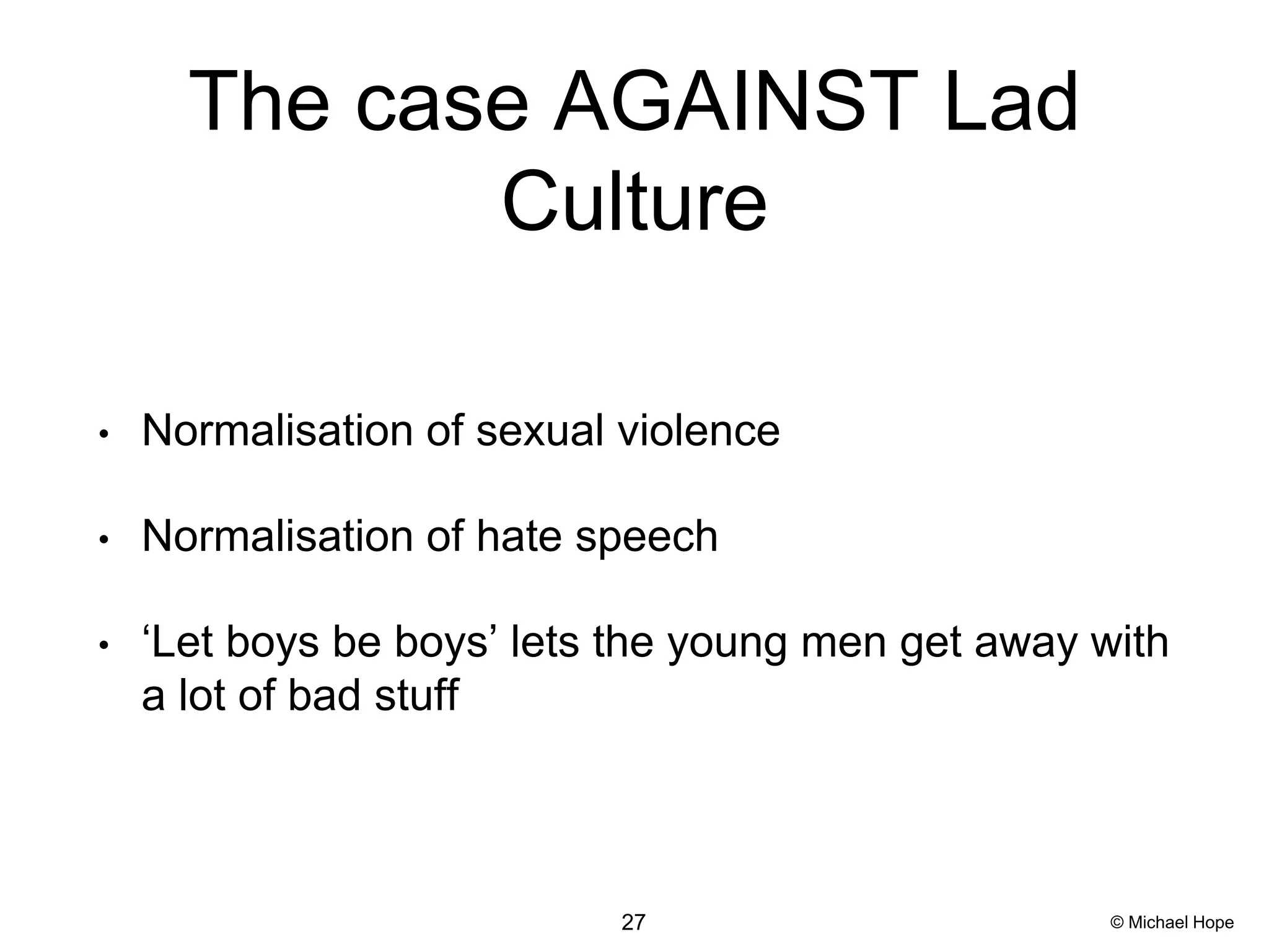 Masculinity Presentation | PPTX