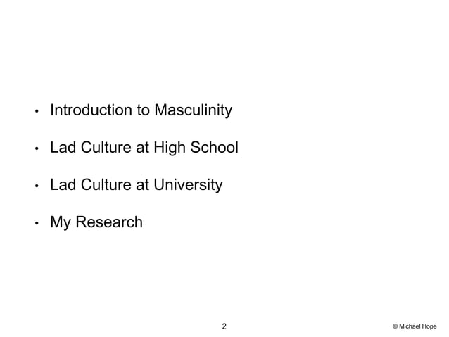 Masculinity Presentation | PPTX | Education