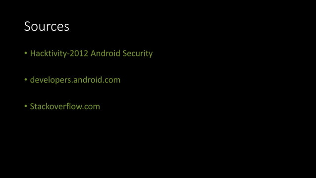 Android Security | PPTX