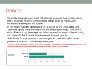 TARGET AUDIENCE OF SPORT ARTICLES/EVENTS | PPTX