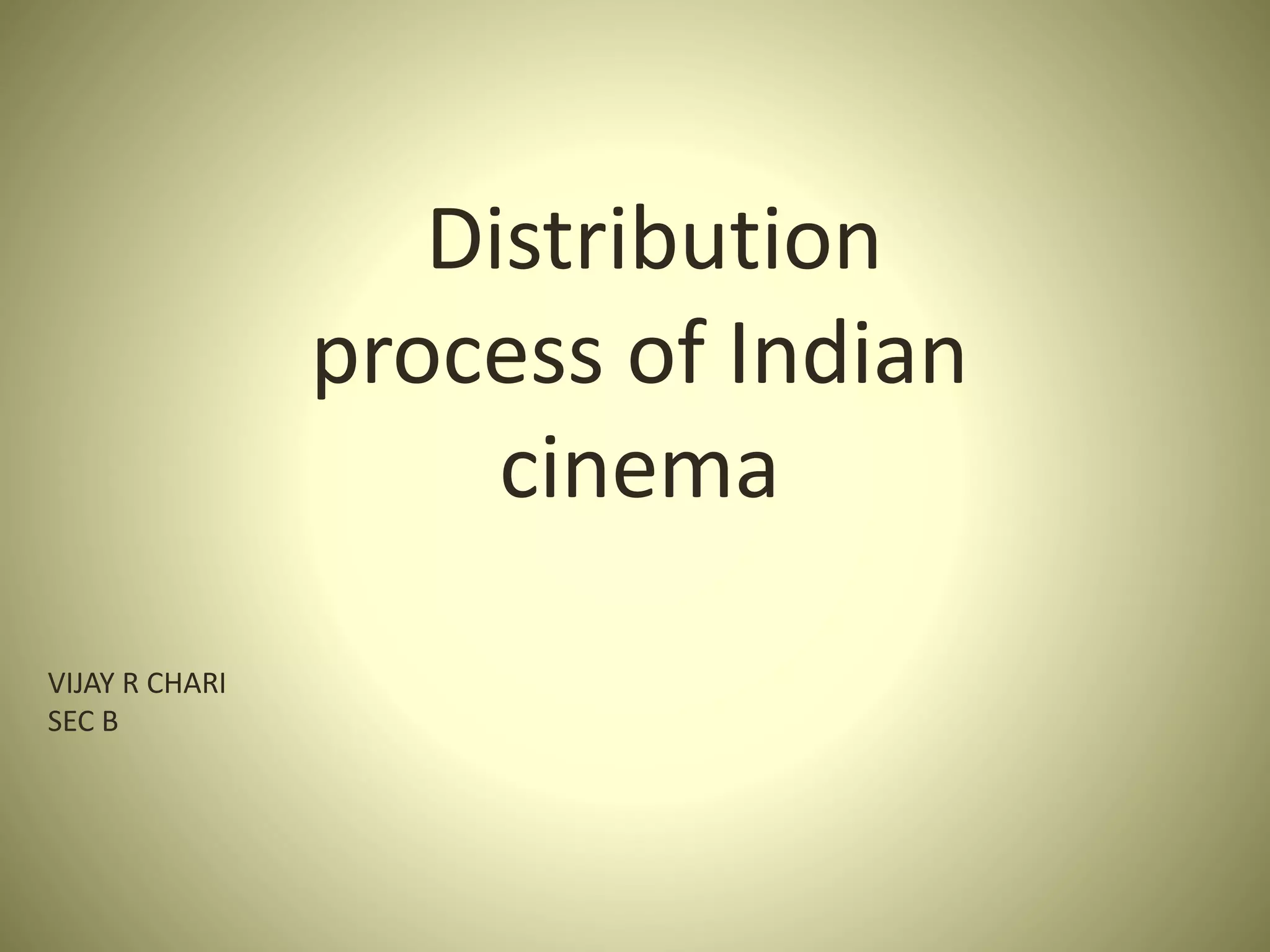 distribution process of indian cinema, challenges and suggestion | PPTX