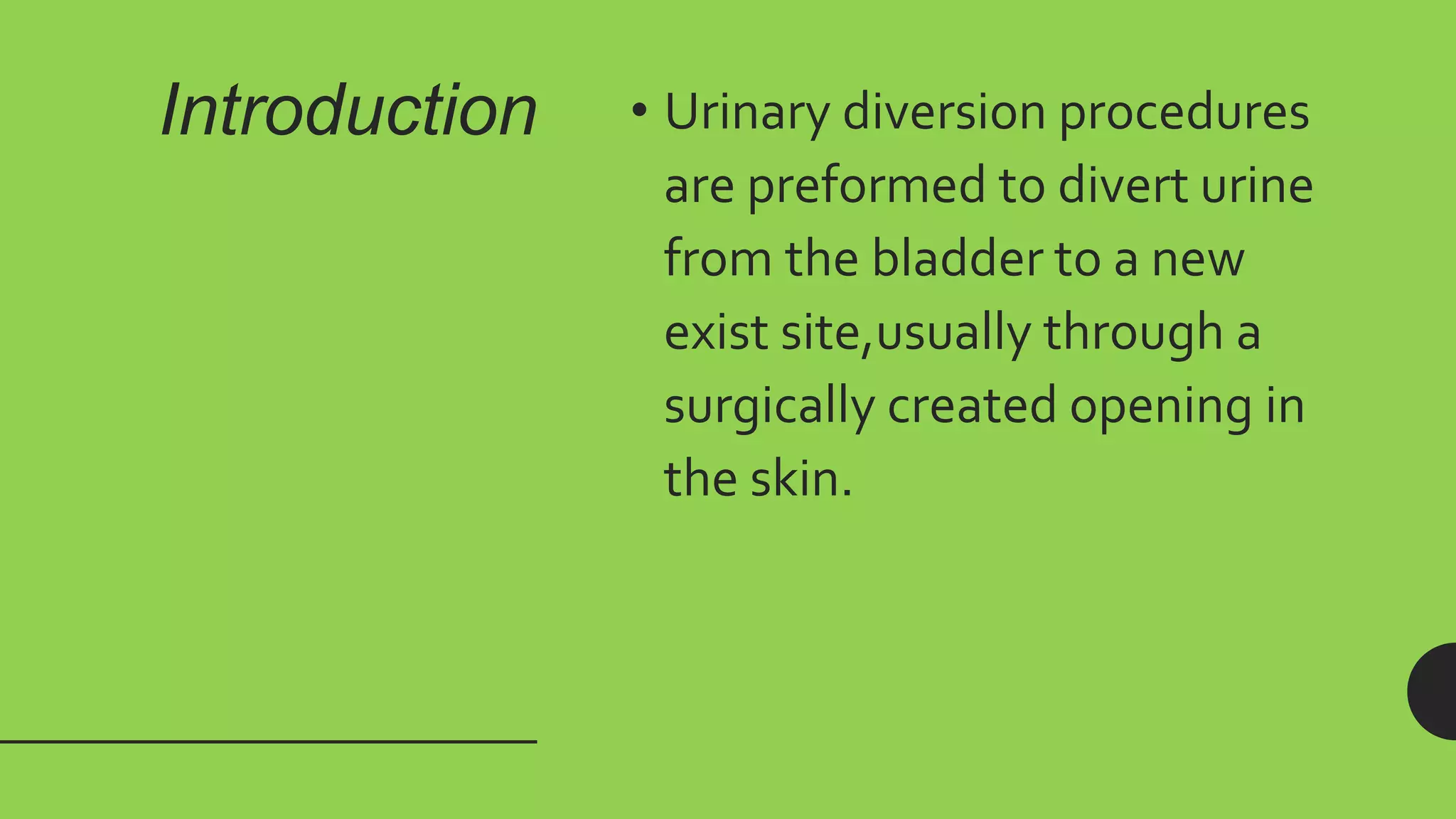 urinary diversion | PPTX